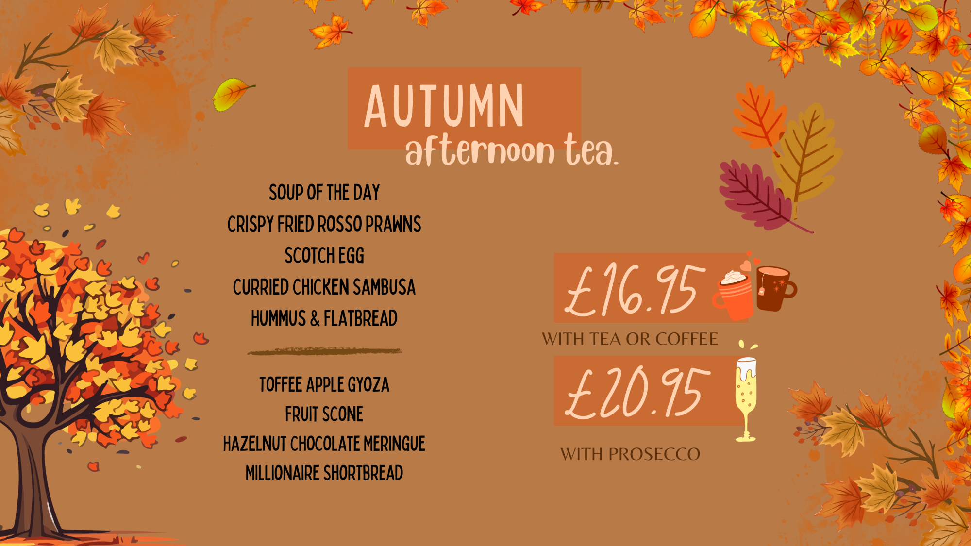 Autumn Afternoon Tea | The Knights Table