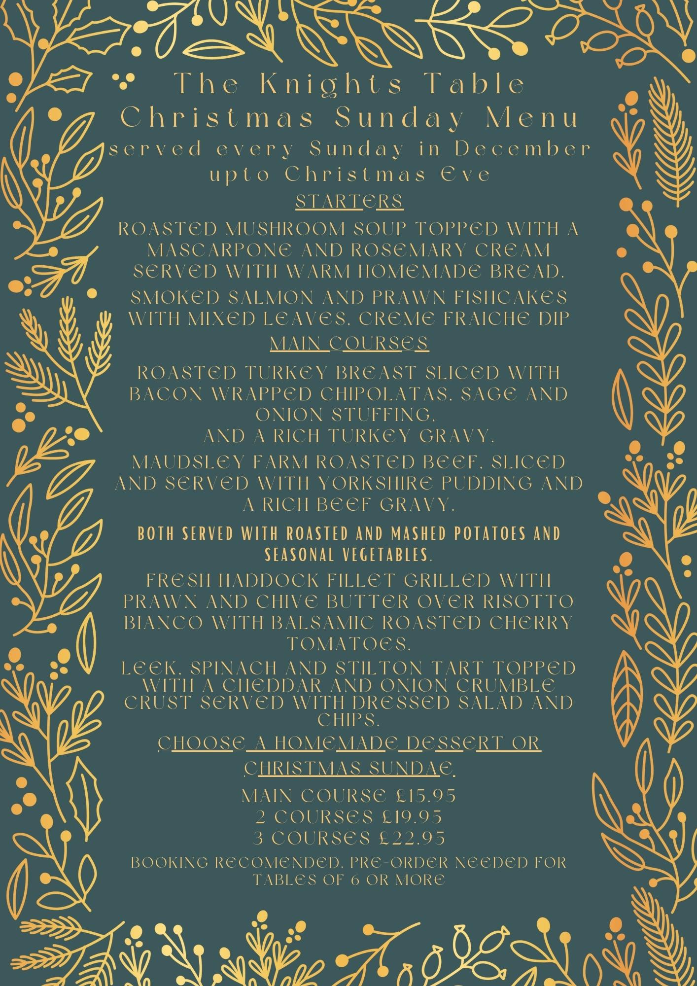 Christmas - All You Need To Know | The Knights Table