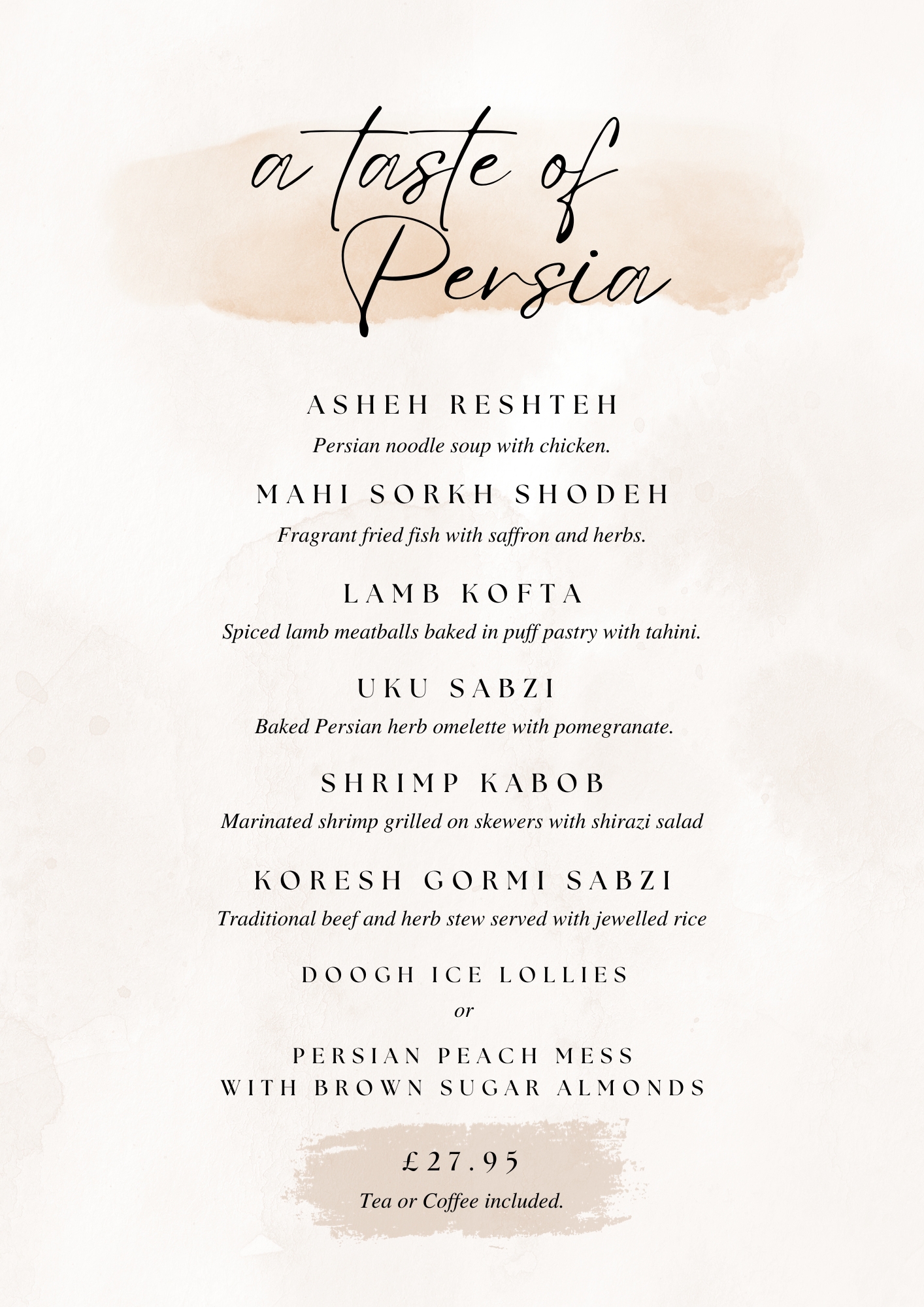 Persian Theme Night! | The Knights Table