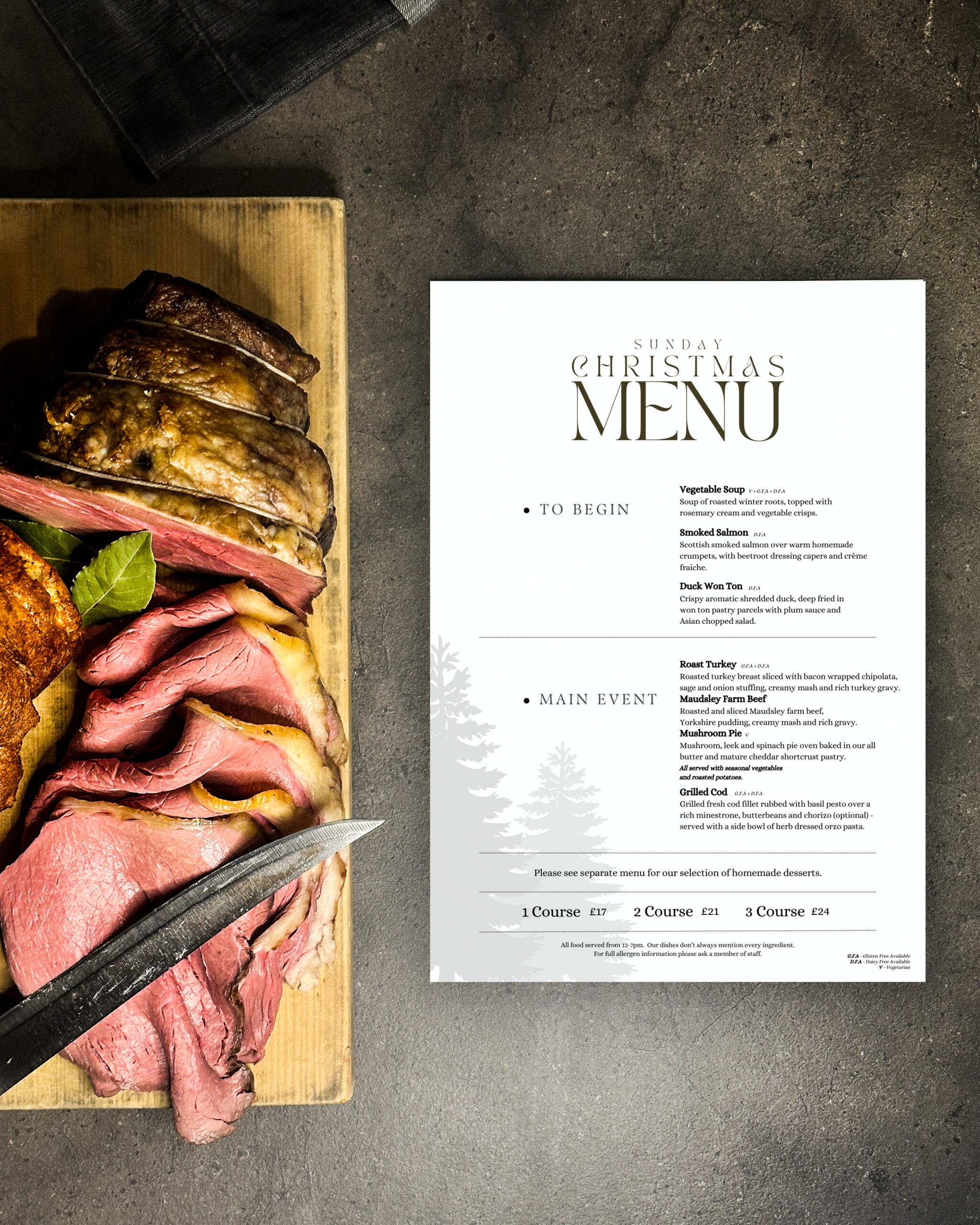 Christmas Dinner starting THIS SUNDAY! | The Knights Table