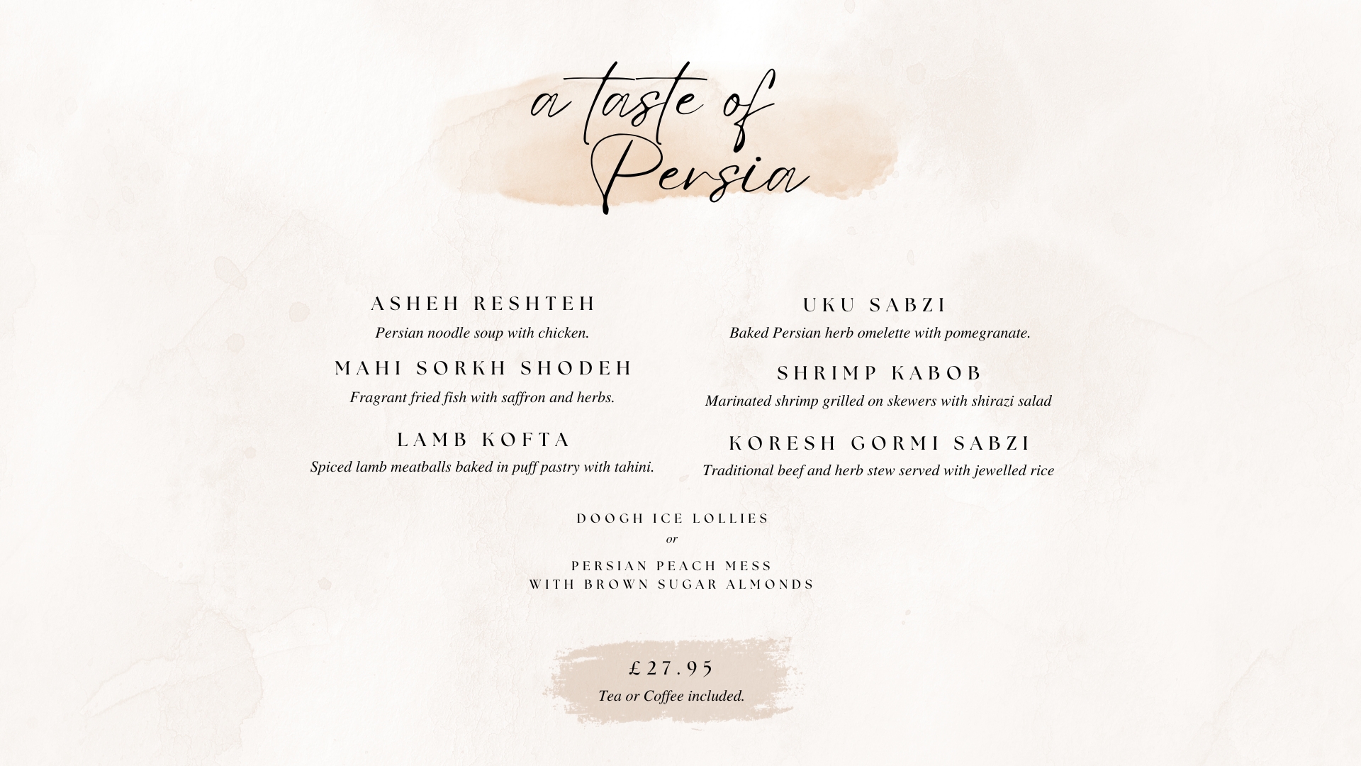 Persian Theme Night! | The Knights Table