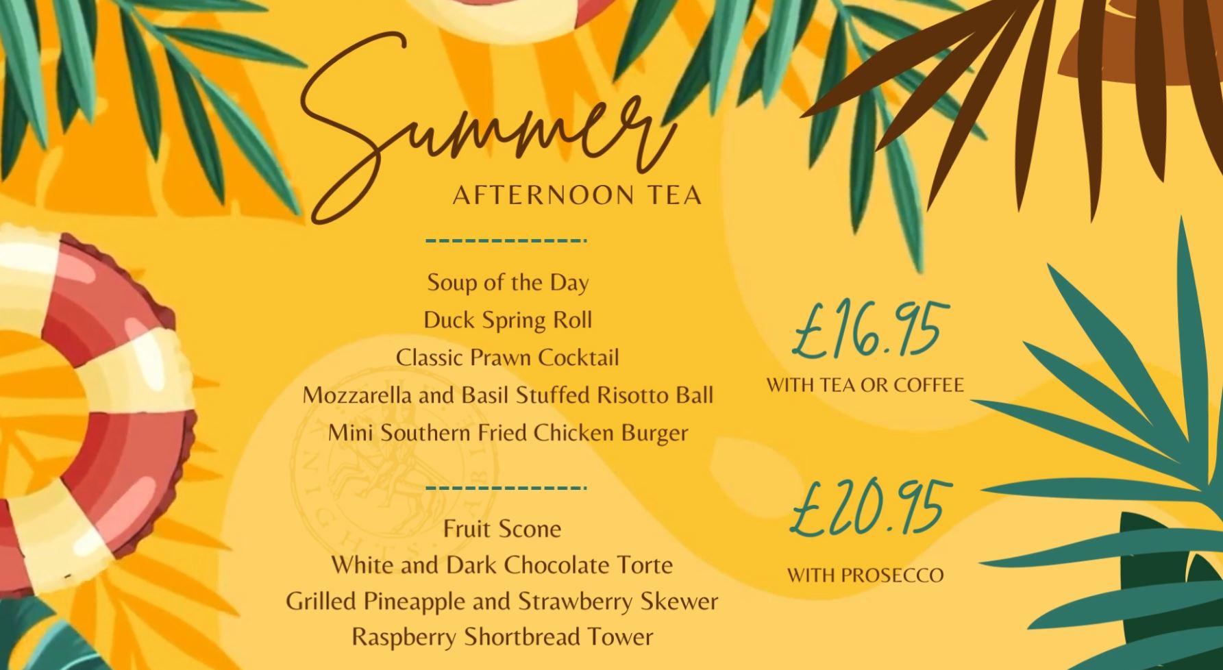 Summer Afternoon Tea | The Knights Table